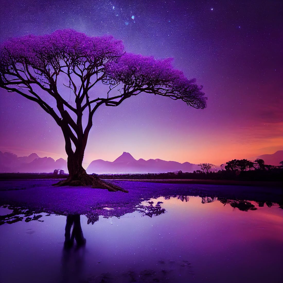Jacaranda Tree Wallpaper